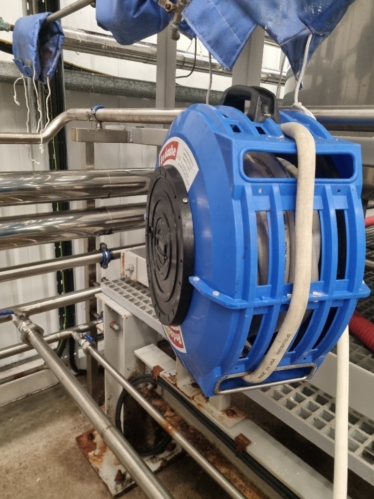 Christeyns Chemical Dosing System with Retractable Hose Reel TENDER ...